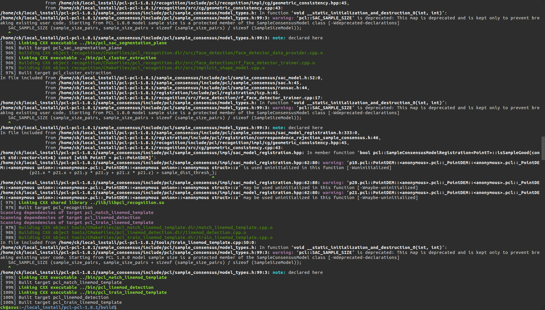 Ubuntu16.04+PCL1.8源码编译安装详解及遇到的问题_ubuntu源码调试pcl-CSDN博客